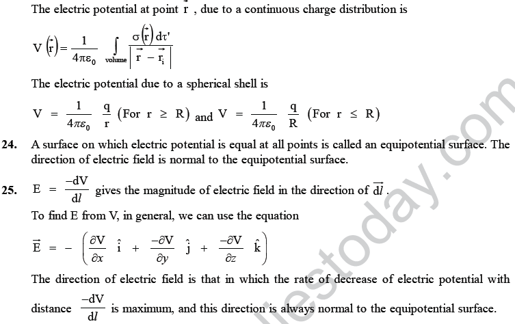 NEET UG Physics Electrostatics MCQs with Answers